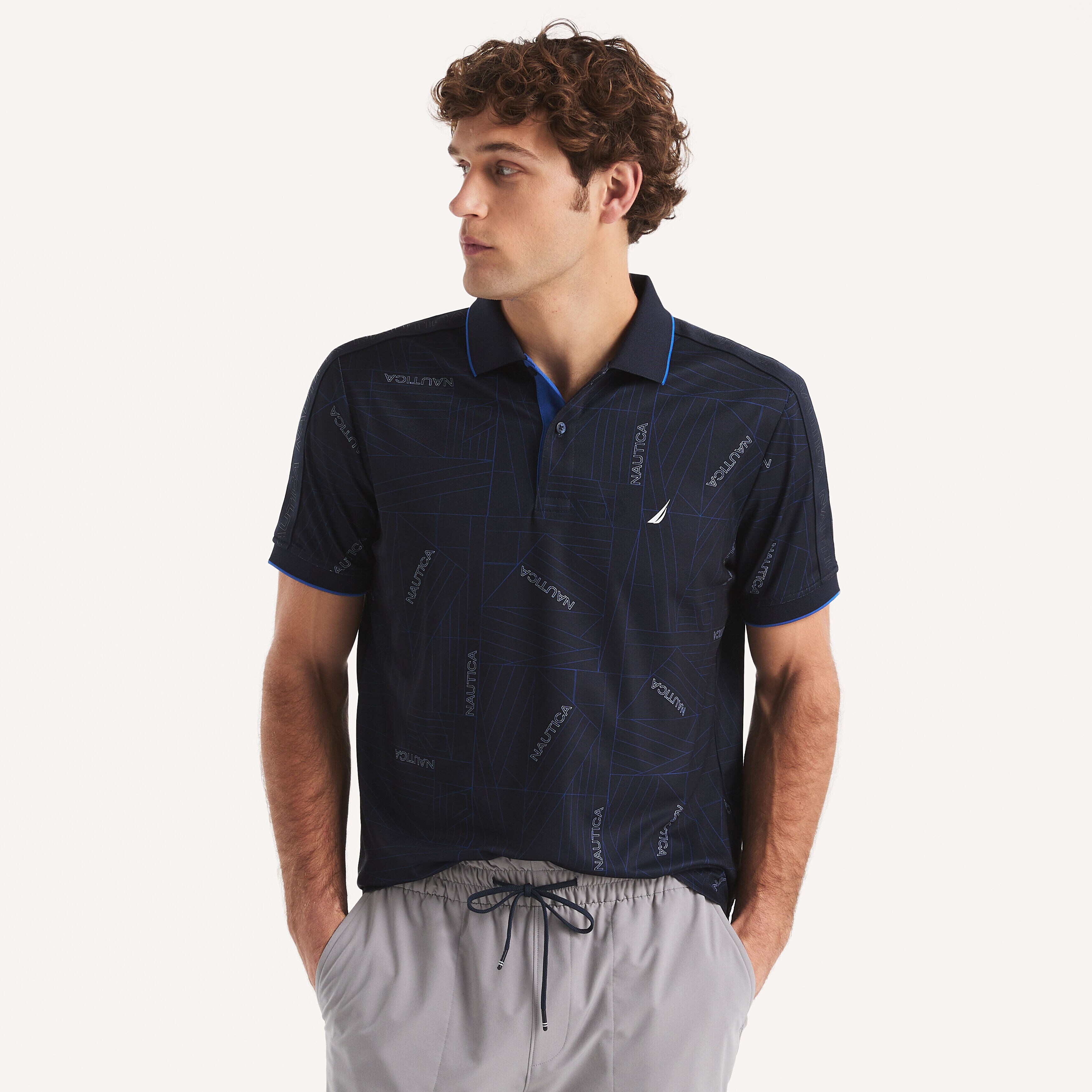 Nautica Mens Navtech Classic Fit Polo | eBay